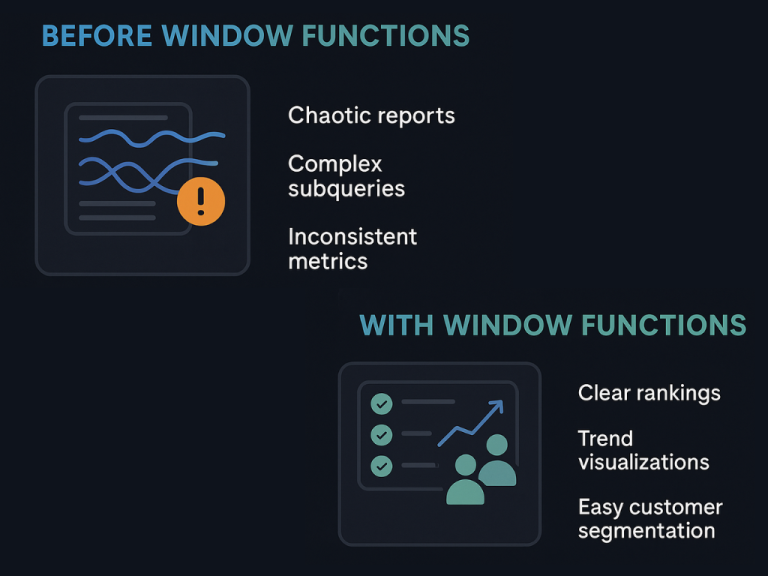 Window Functions in Design for Product Insights