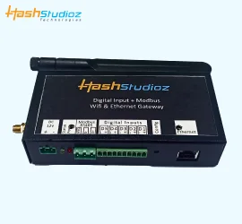 Modbus RS-485 Ethernet Gateway with WiFi and Digital Input ...