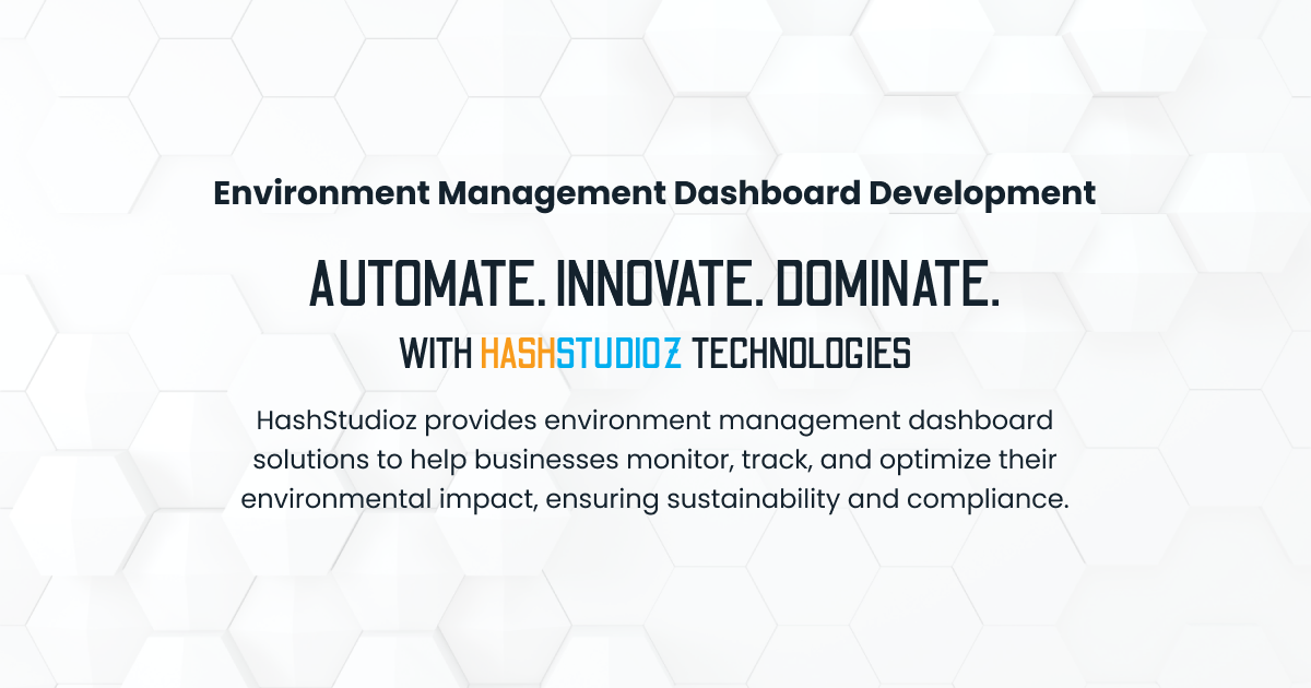 Environment Management Dashboard | Track Your Environmental Impact