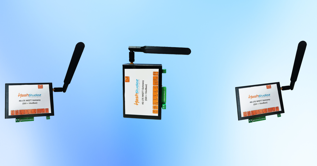 HashStudioz Technologies Introduces 4G-LTE RS-485 Modbus Gateway with 5 DI