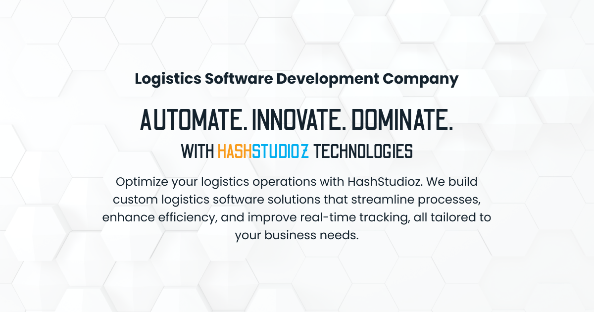 Logistics Software Development | Customized Solutions for Efficient ...