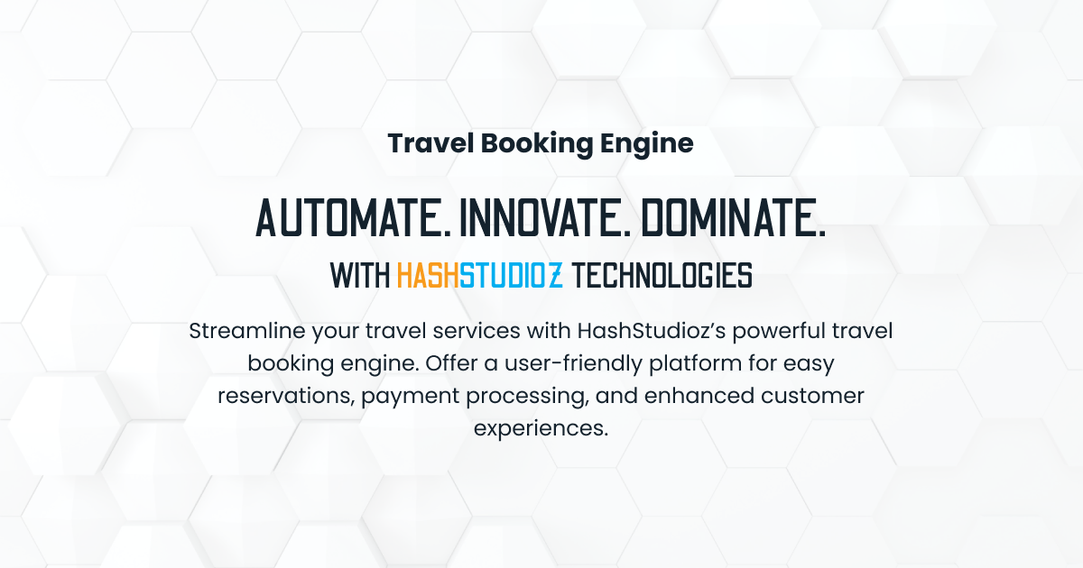 Online Travel Booking Solutions | Travel Booking Engine | Software ...